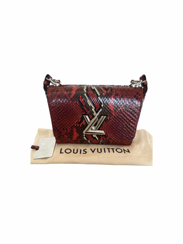 Pre Loved Louis Vuitton Medium Twist Python