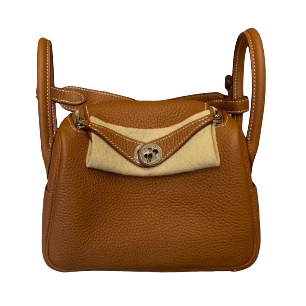 Hermes Mini Lindy Gold Clemence Phw | The Luxury Flavor