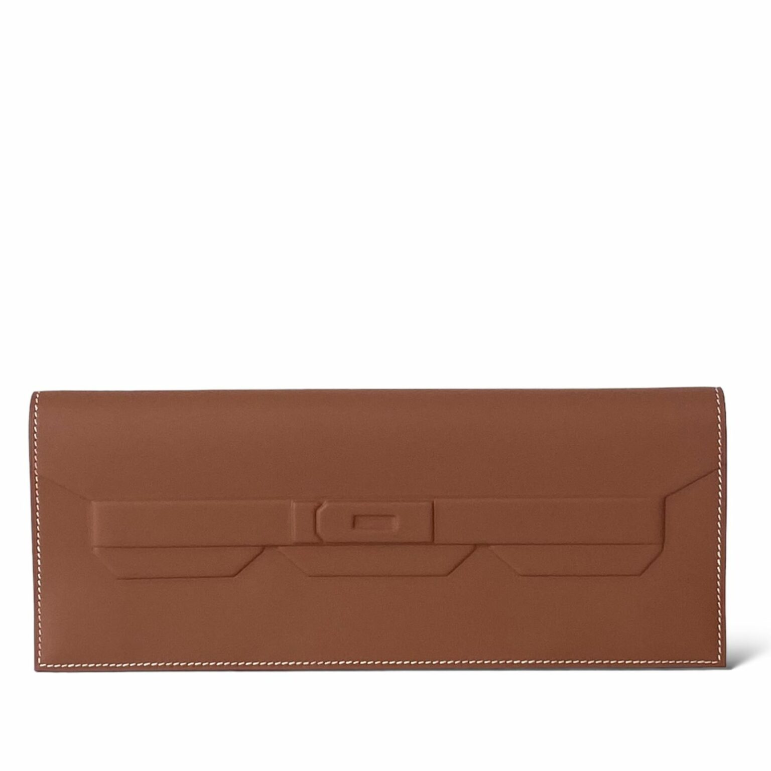 Hermes Shadow Clutch Gold | The Luxury Flavor