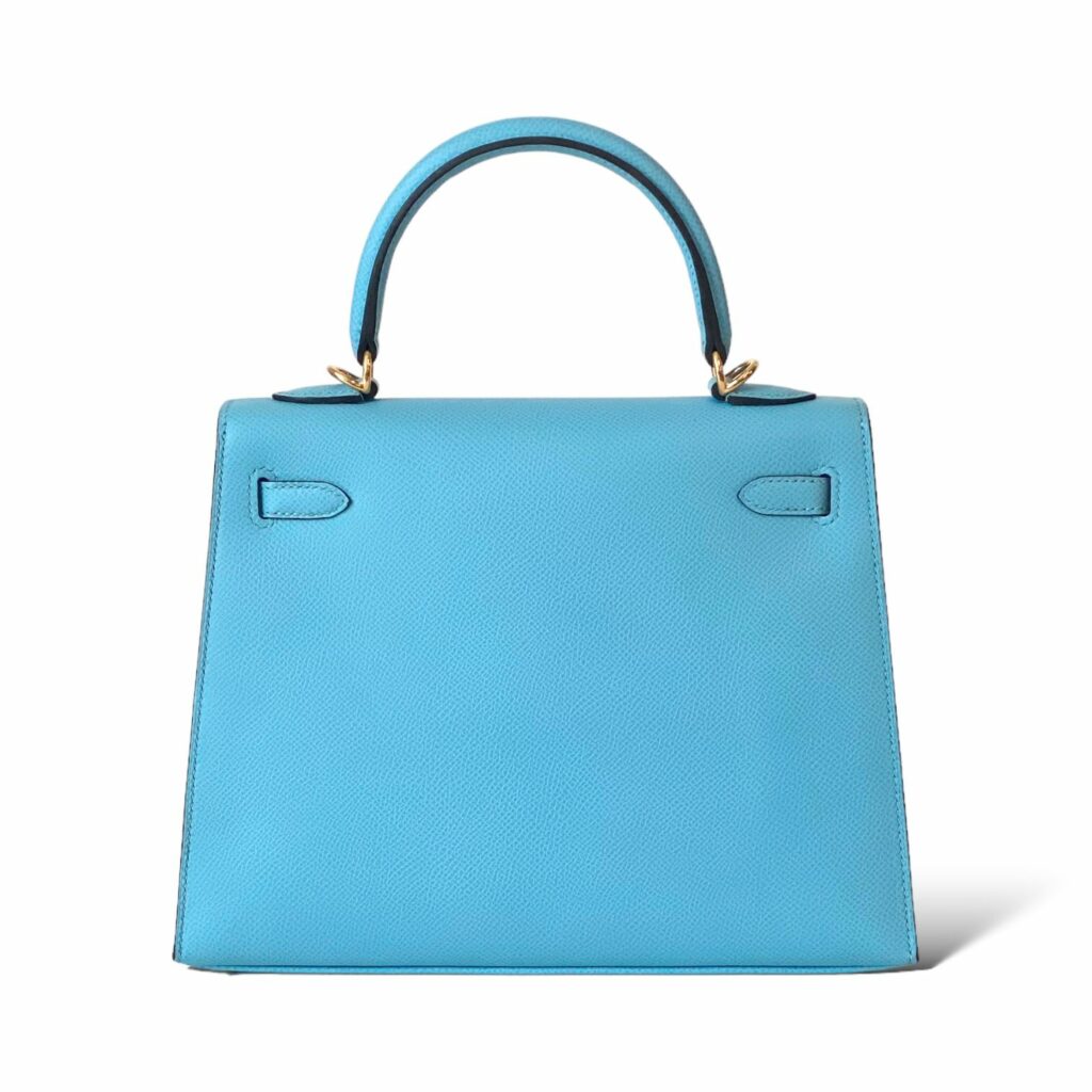 Hermes Kelly 25 Bleu Celeste GHW | The Luxury Flavor
