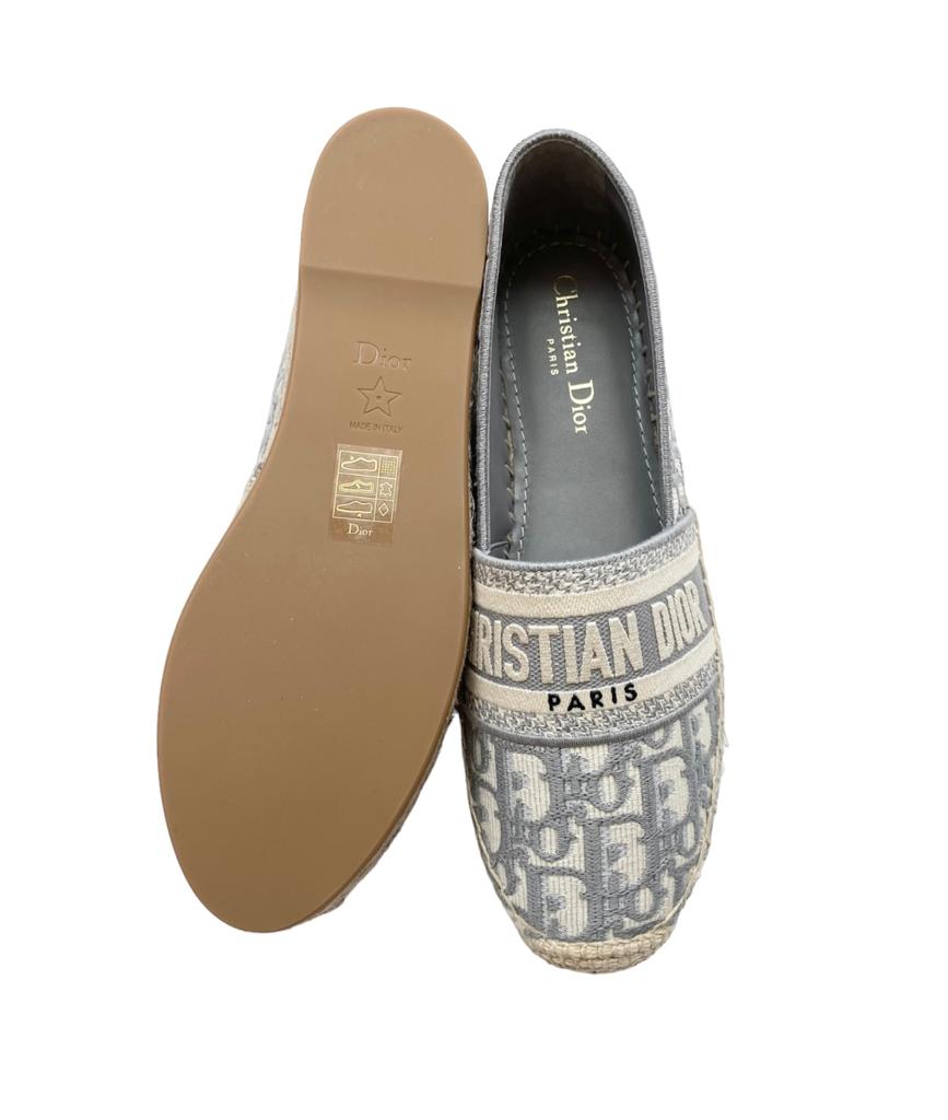 Dior Granville espadrille size 38 EU - The Luxury Flavor