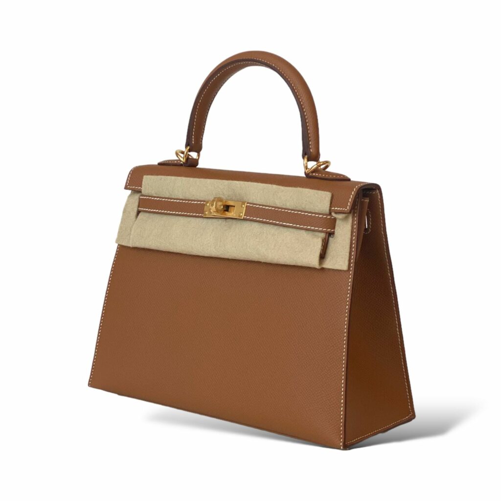 Hermes Kelly 25 Gold Epsom GHW | The Luxury Flavor