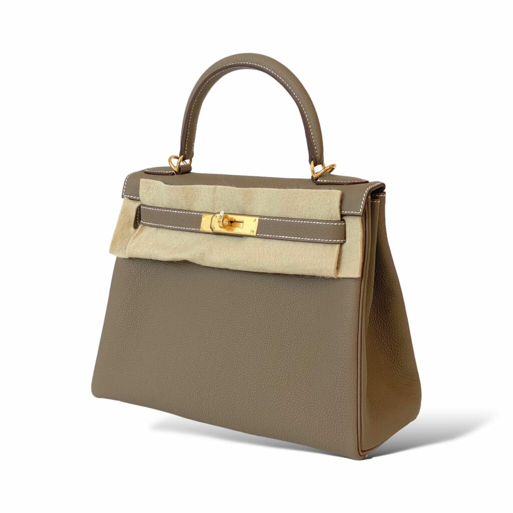 Hermes Kelly 28 Etoupe Retourne GHW | The Luxury Flavor