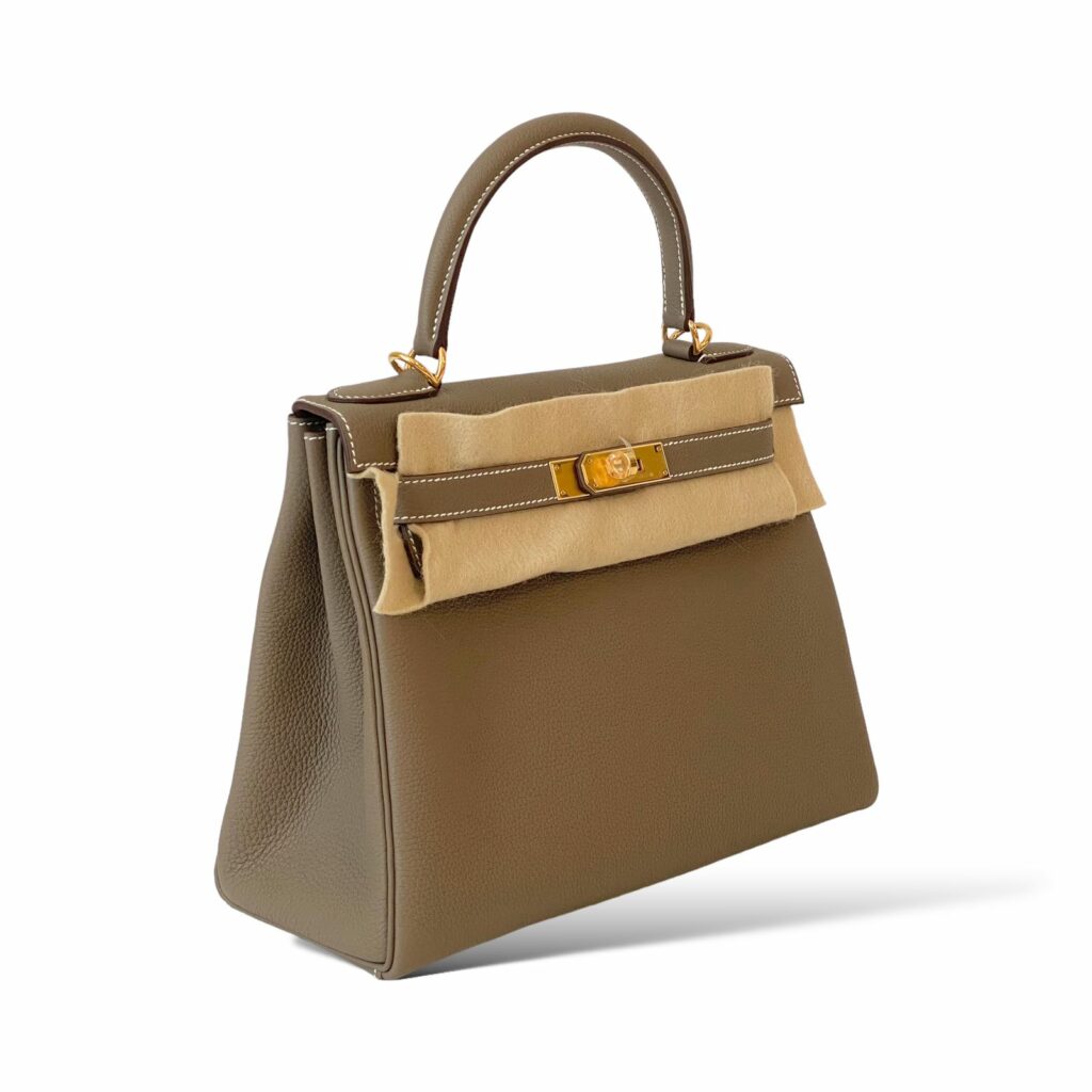 Hermes Kelly 28 Etoupe Retourne GHW | The Luxury Flavor