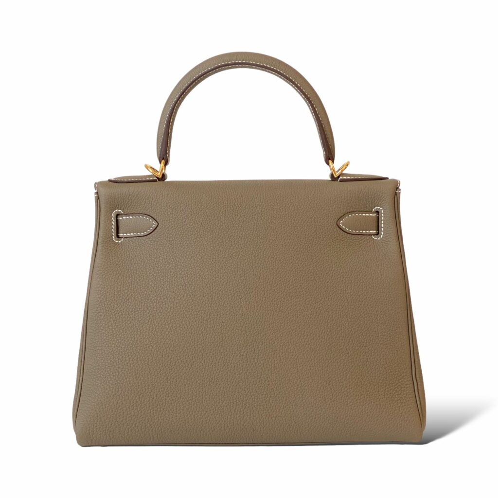 Hermes Kelly 28 Etoupe Retourne GHW | The Luxury Flavor