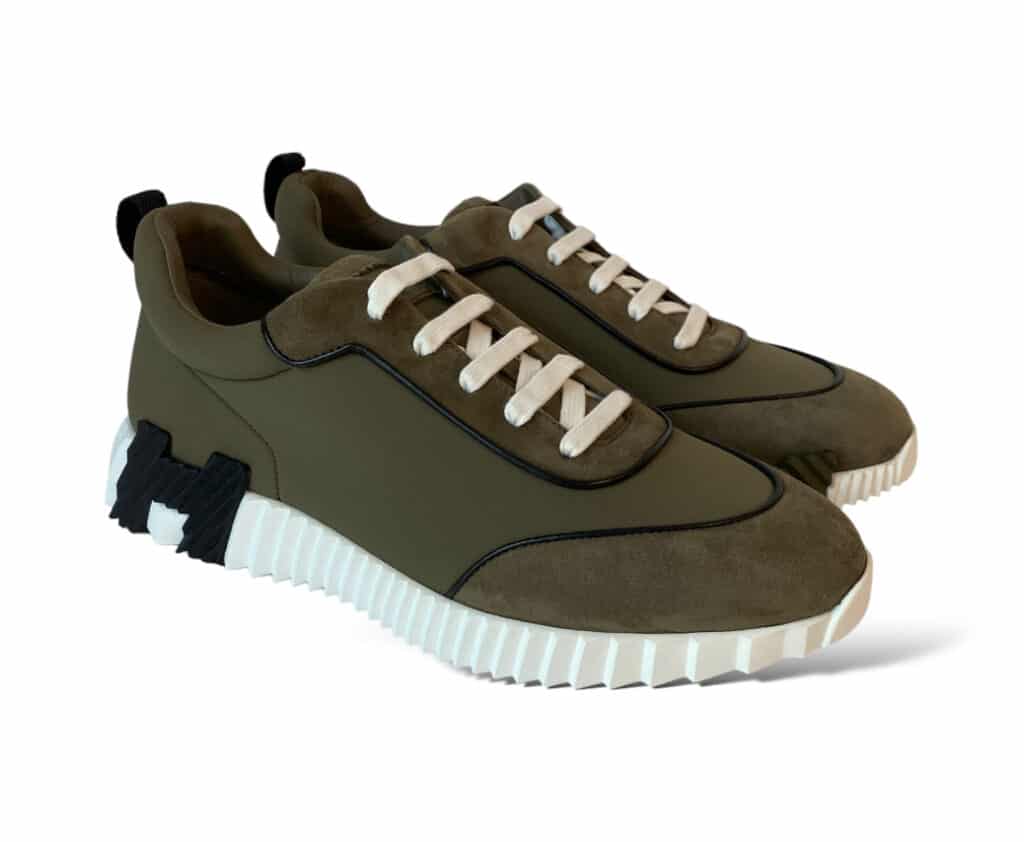 Hermes Bouncing Sneakers Size 43 EU Khaki – The Luxury Flavor