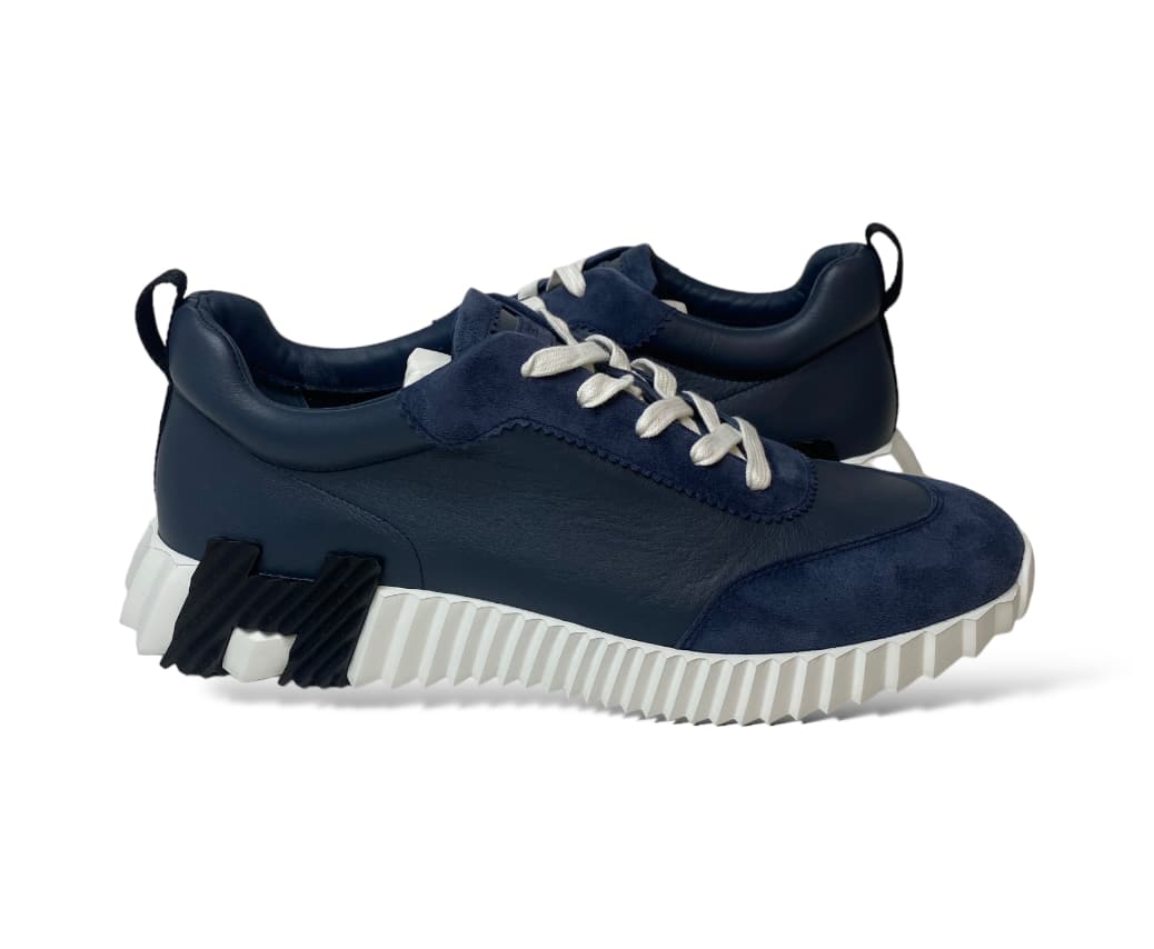 Hermes bouncing 44.5 EU sneakers blue – The Luxury Flavor