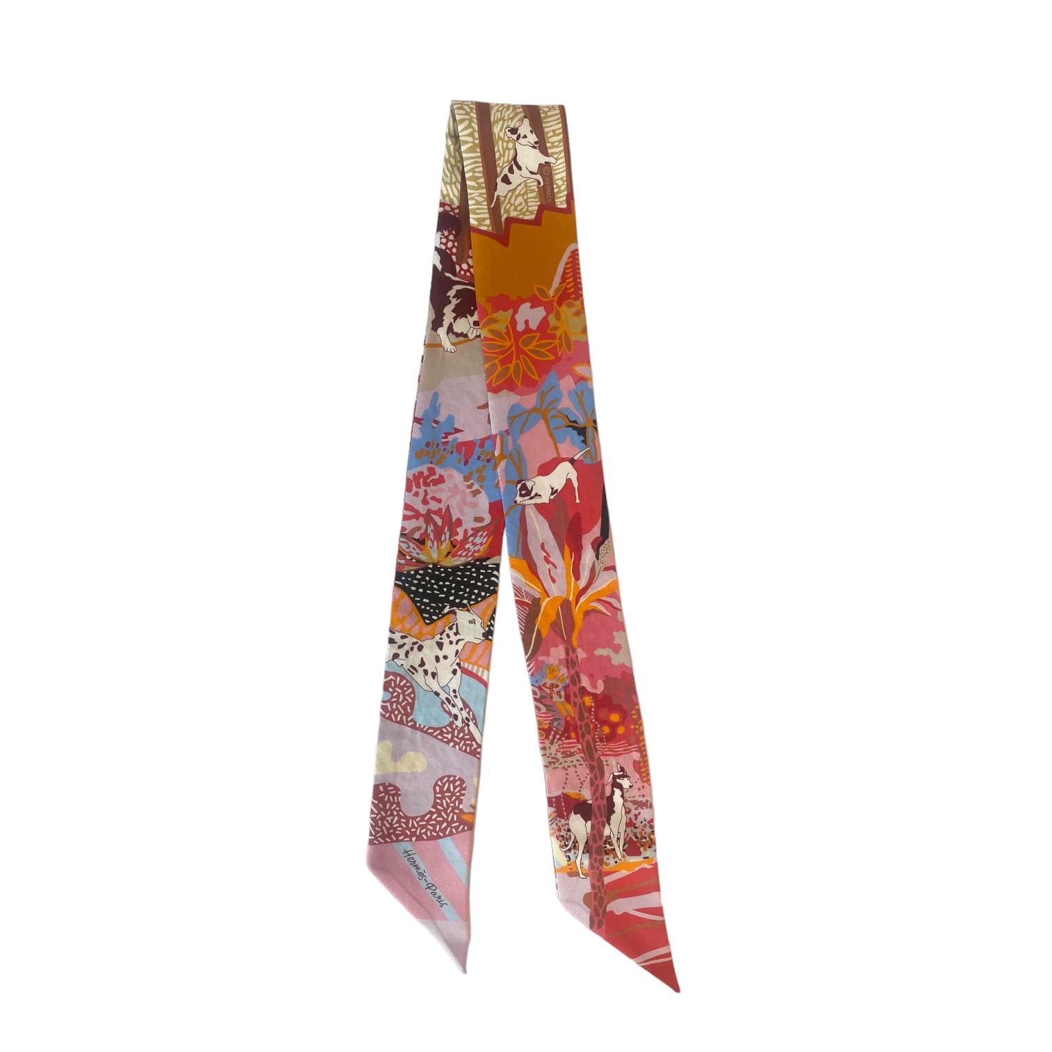 Hermes Twilly En Liberte in Pink Silk – The Luxury Flavor