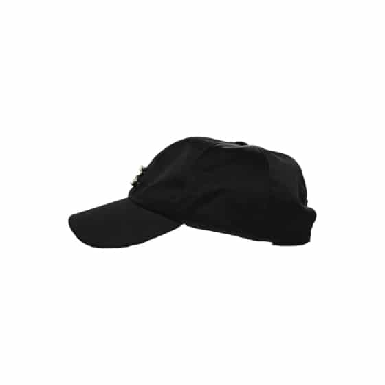 Chanel black Silk/Pearl CC Hat | The Luxury Flavor