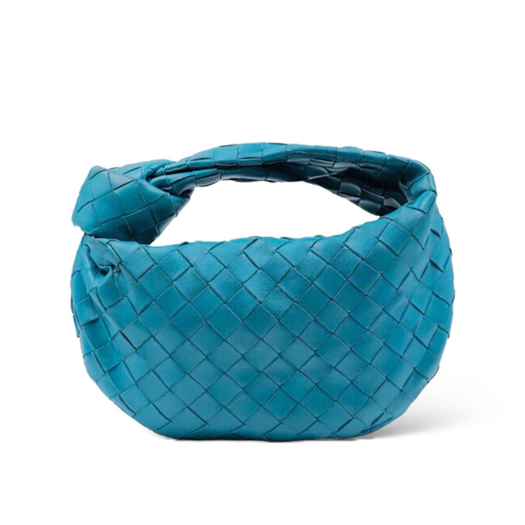 Bottega Veneta Mini Jodie Blue Bag | The Luxury Flavor