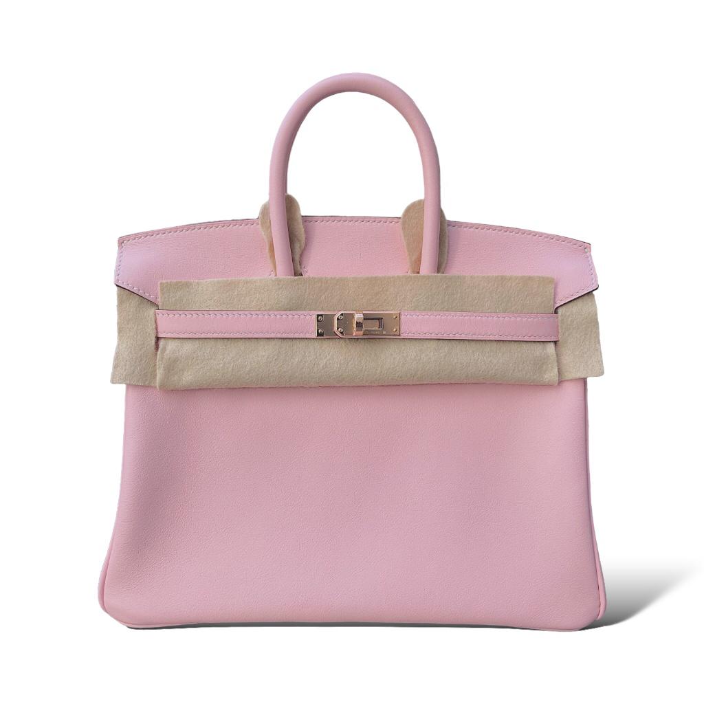 Hermes Birkin 25 Rose Sakura Swift RGHW | The Luxury Flavor