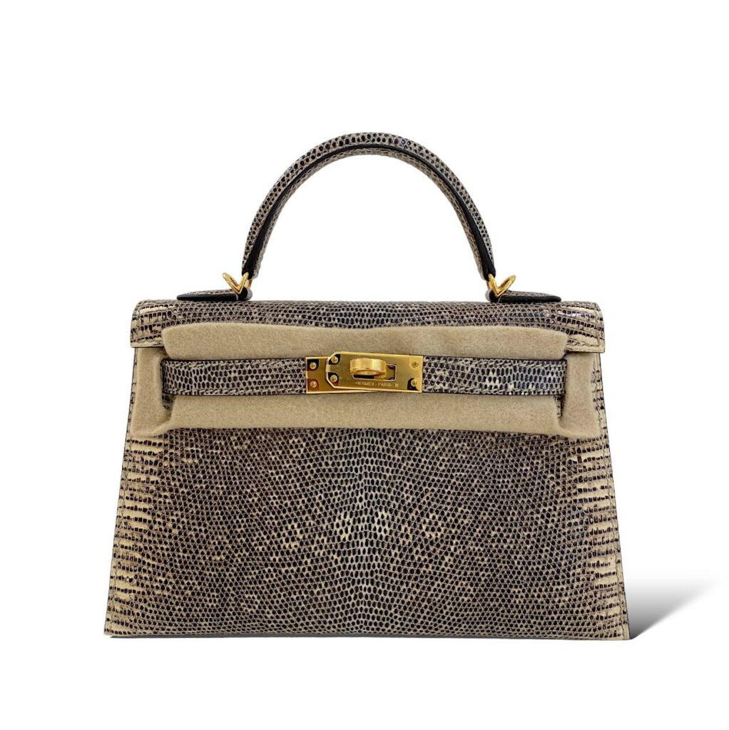 Hermes Kelly Mini Ombre Lizard GHW | The Luxury Flavor