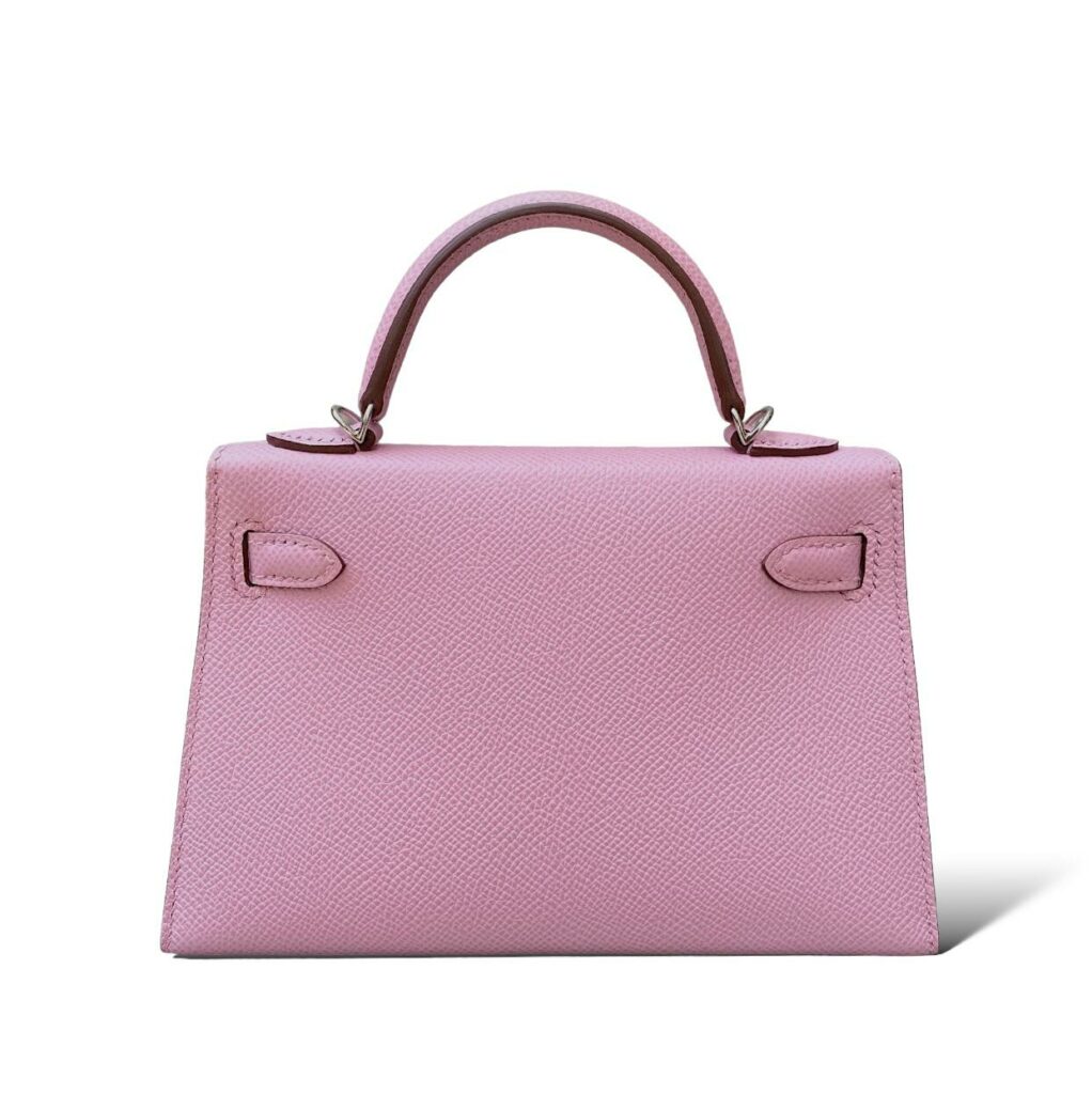 Hermes Kelly Mini Mauve Sylvestre PHW | The Luxury Flavor