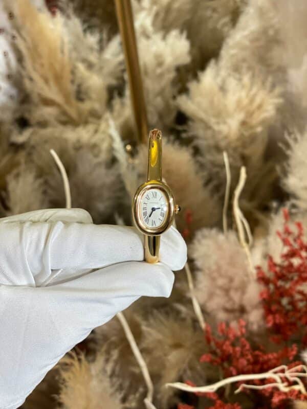 Cartier Baignoire Watch Yellow Gold Mini Model | The Luxury Flavor